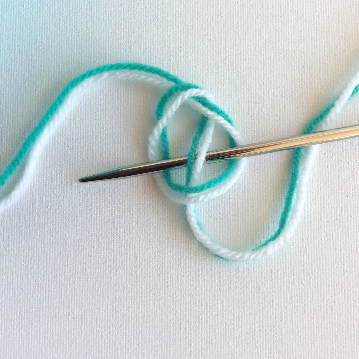 tutorial: a two-color cast-on - La Visch Designs