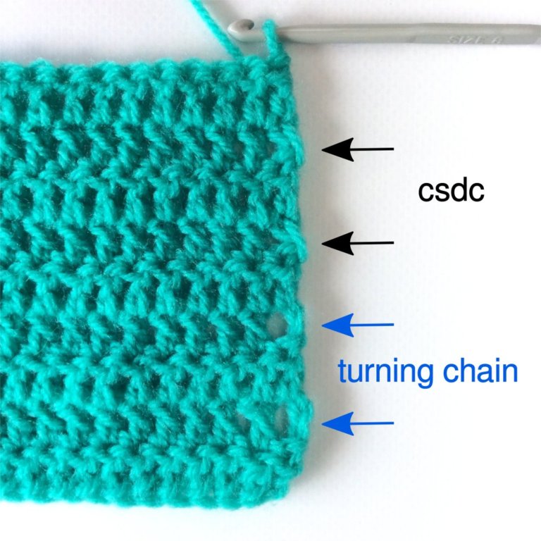 tutorial: chainless starting double crochet (csdc) - La Visch Designs