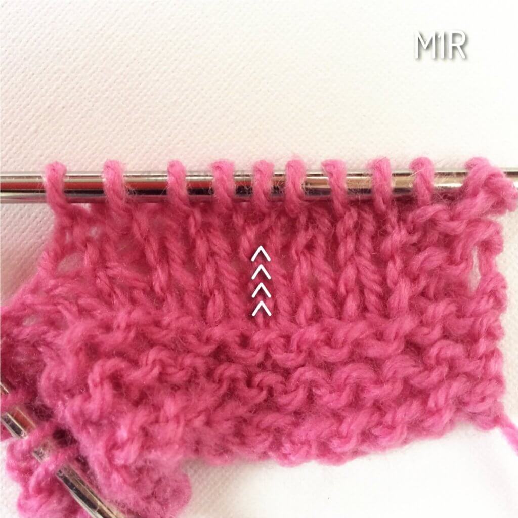 tutorial: knitting M1L and M1R increases - La Visch Designs