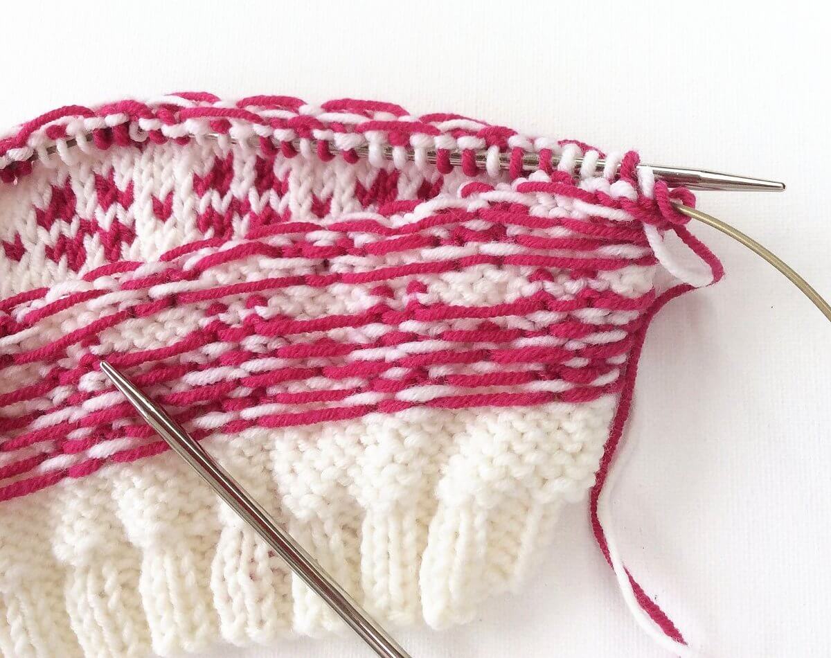 tutorial - knitting colorwork tips - La Visch Designs