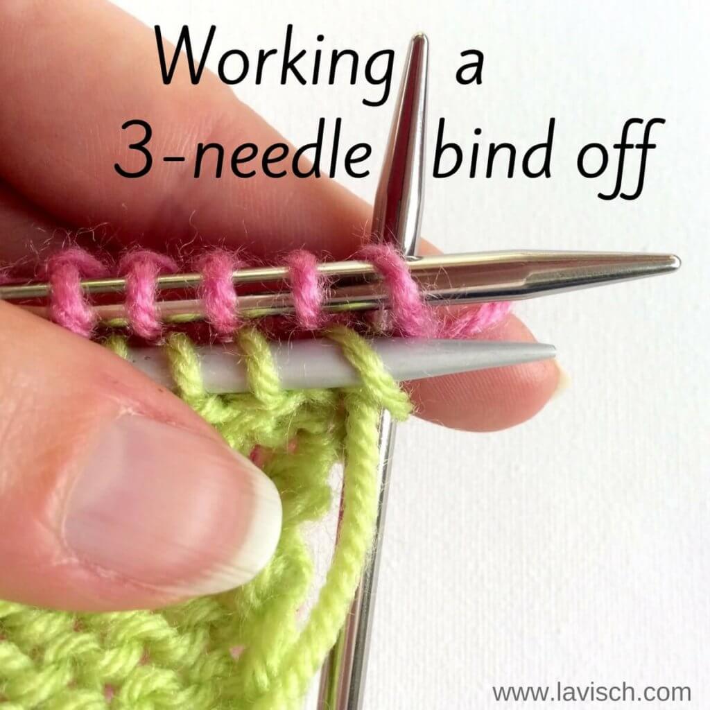 tutorial: 3-needle bind-off - La Visch Designs
