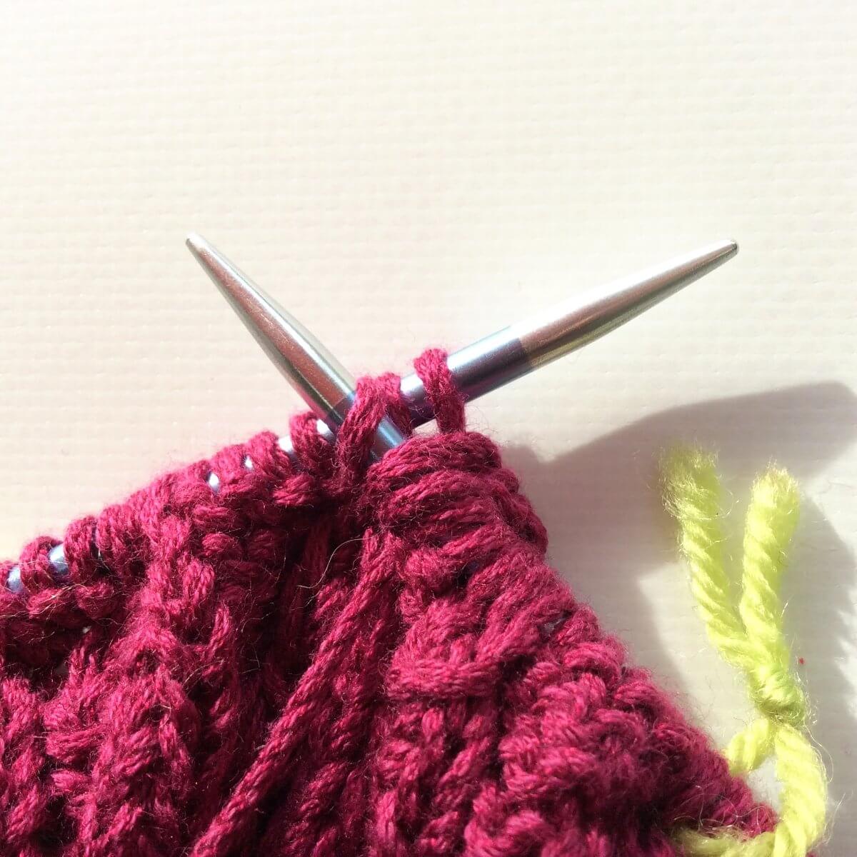 tutorial – working a lifted-over knot stitch - La Visch Designs