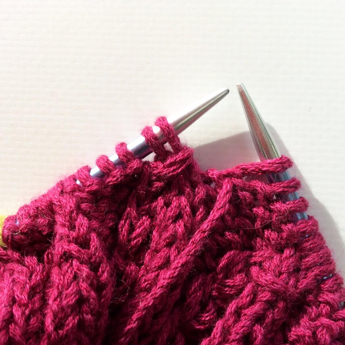 tutorial – working a lifted-over knot stitch - La Visch Designs