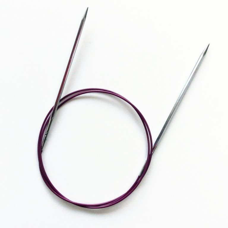 tutorial - working a purl 1 below (p1b) - La Visch Designs