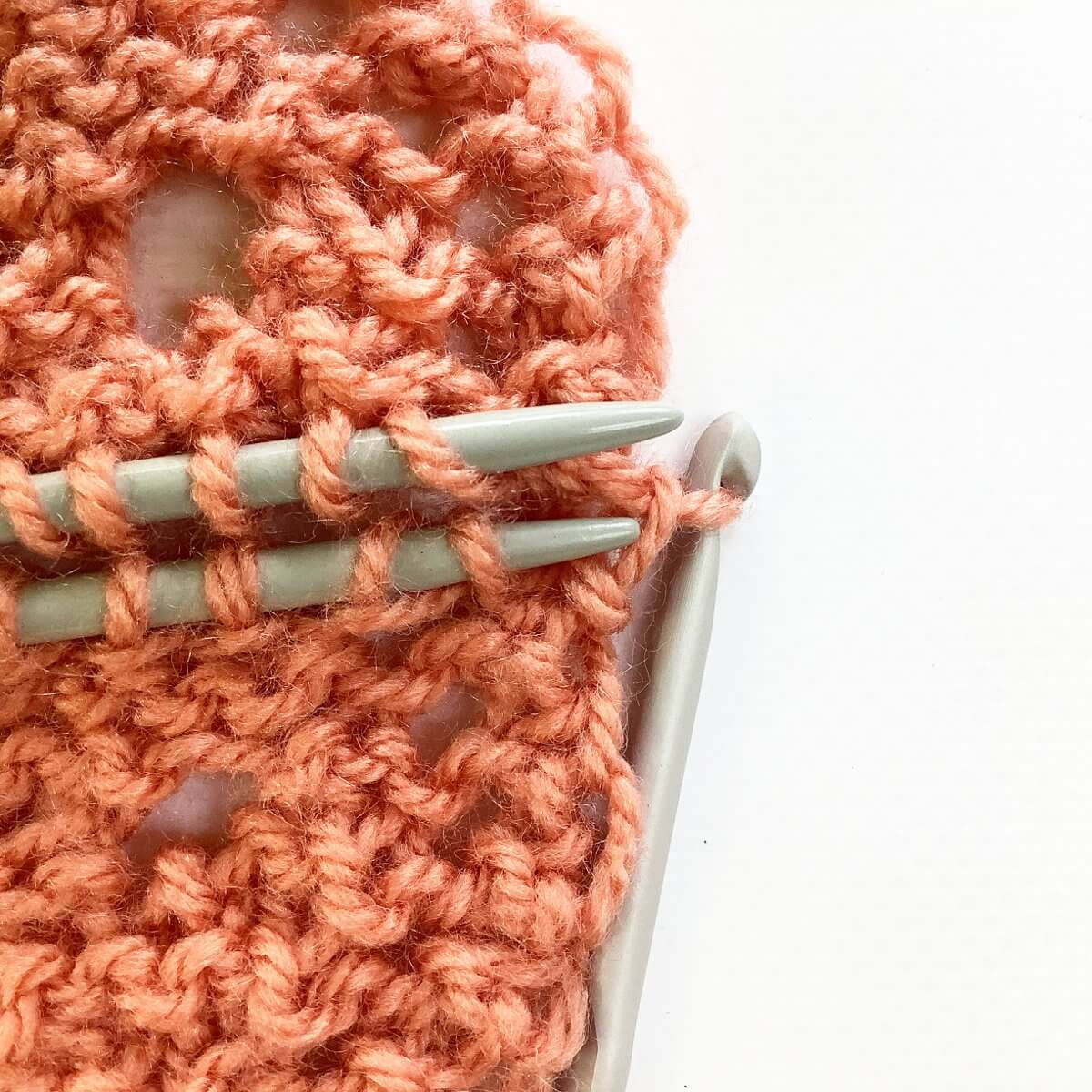 tutorial - Russian grafting garter stitch - La Visch Designs