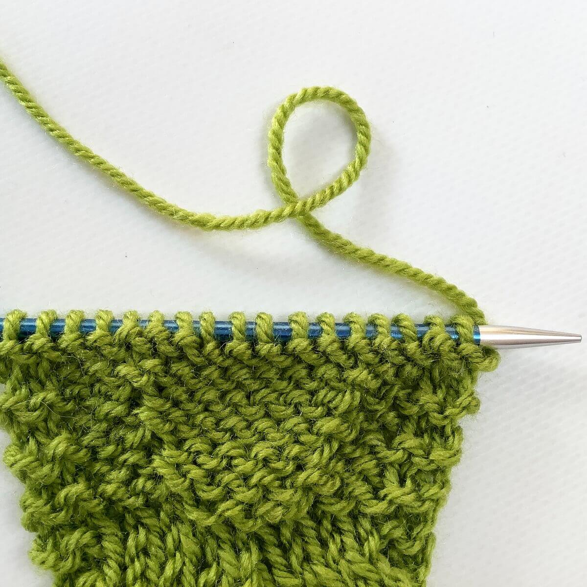 tutorial – working a purl-side left-leaning lifted increase - La Visch ...