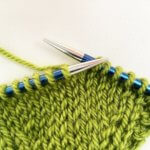 tutorial - the k3tog right-leaning double decrease - La Visch Designs