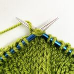 tutorial - the k3tog right-leaning double decrease - La Visch Designs