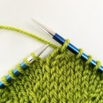 tutorial - the k3tog right-leaning double decrease - La Visch Designs