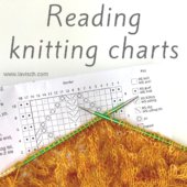 tutorial - reading knitting charts - La Visch Designs