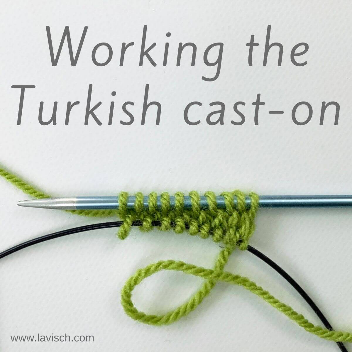 tutorial – working the Turkish cast-on - La Visch Designs