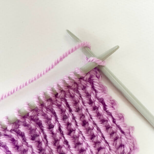 tutorial - binding off in 1x1 rib - La Visch Designs