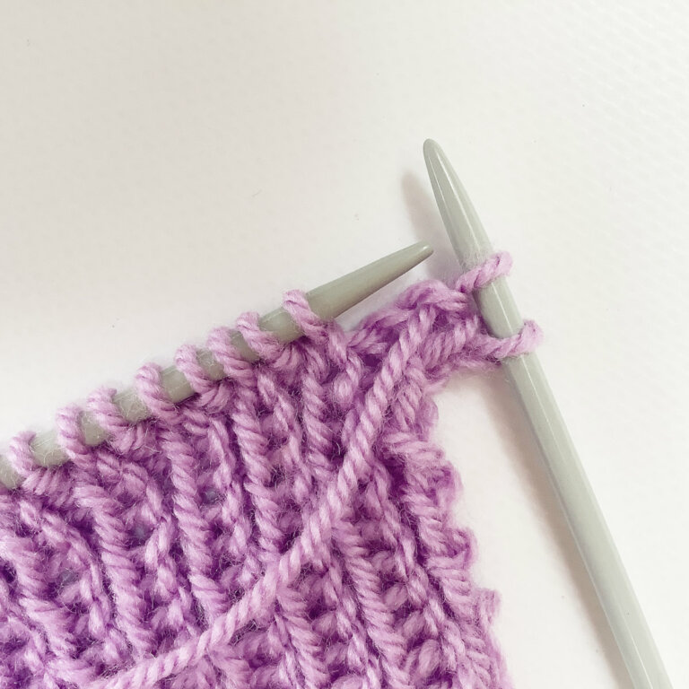 tutorial - binding off in 1x1 rib - La Visch Designs