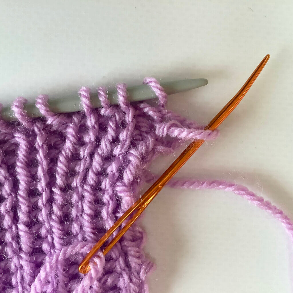 tutorial – working a tubular bind off for 1x1 rib - La Visch Designs