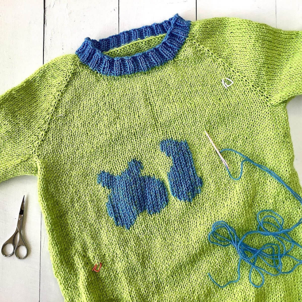 duplicate stitch tutorial - La Visch Designs