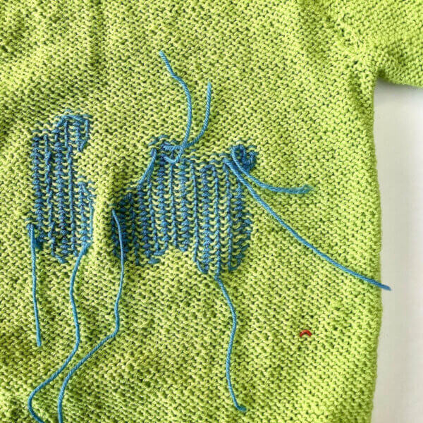 duplicate stitch tutorial - La Visch Designs