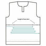 tutorial - bust shaping: horizontal (short row) bust darts - La Visch ...