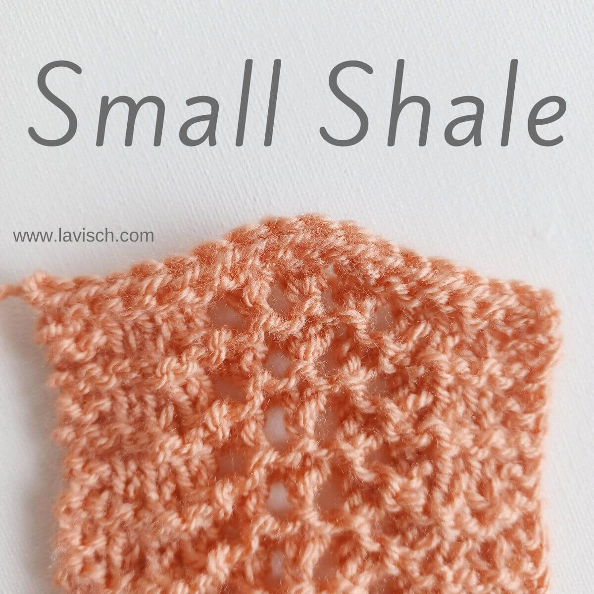 stitch pattern - small shale - La Visch Designs