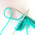 tutorial - working the backward loop cast-on - La Visch Designs
