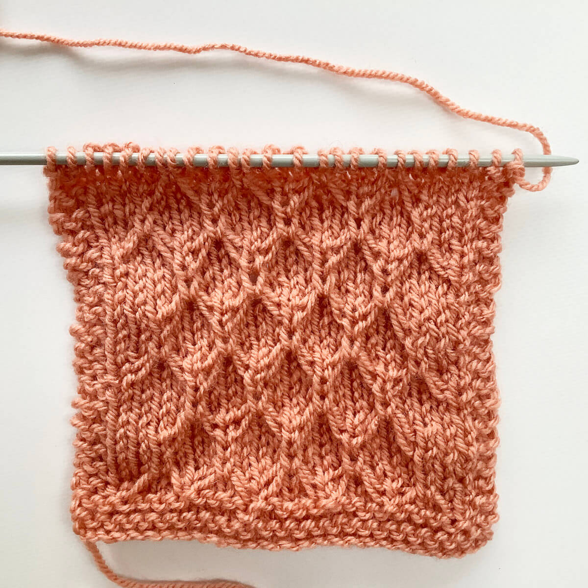 stitch pattern - slip stitch diamond - La Visch Designs
