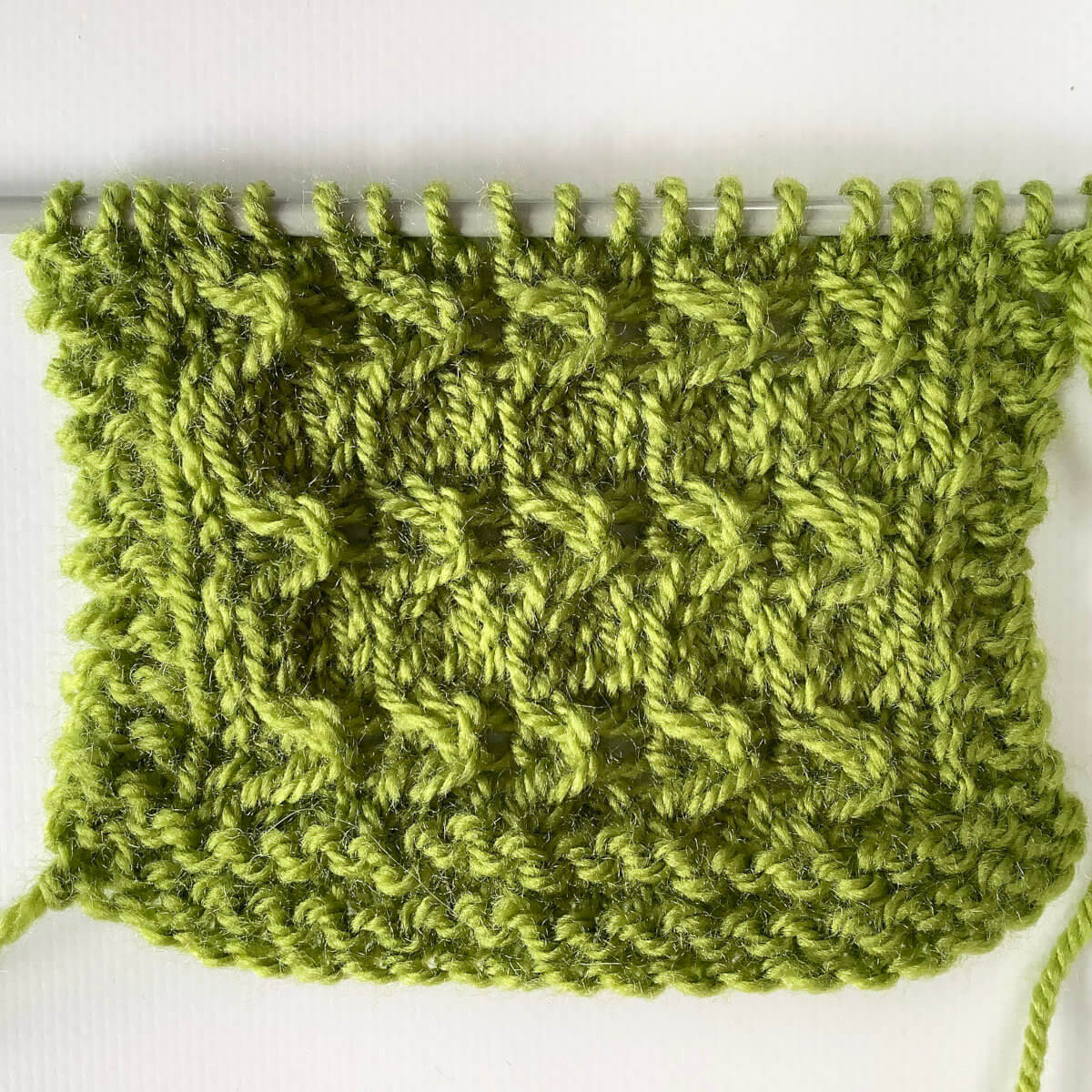 stitch pattern - crescent stitch - La Visch Designs
