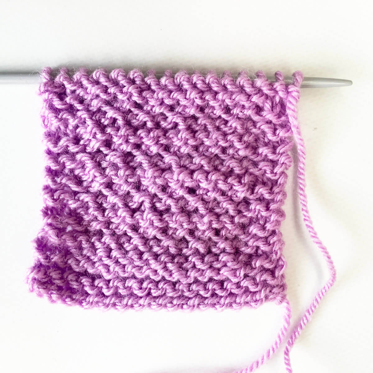 stitch pattern - stockinette ridge stitch - La Visch Designs