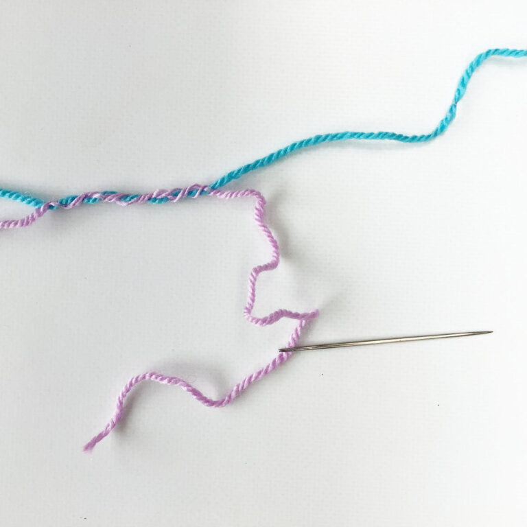 tutorial - making a spliced join - La Visch Designs