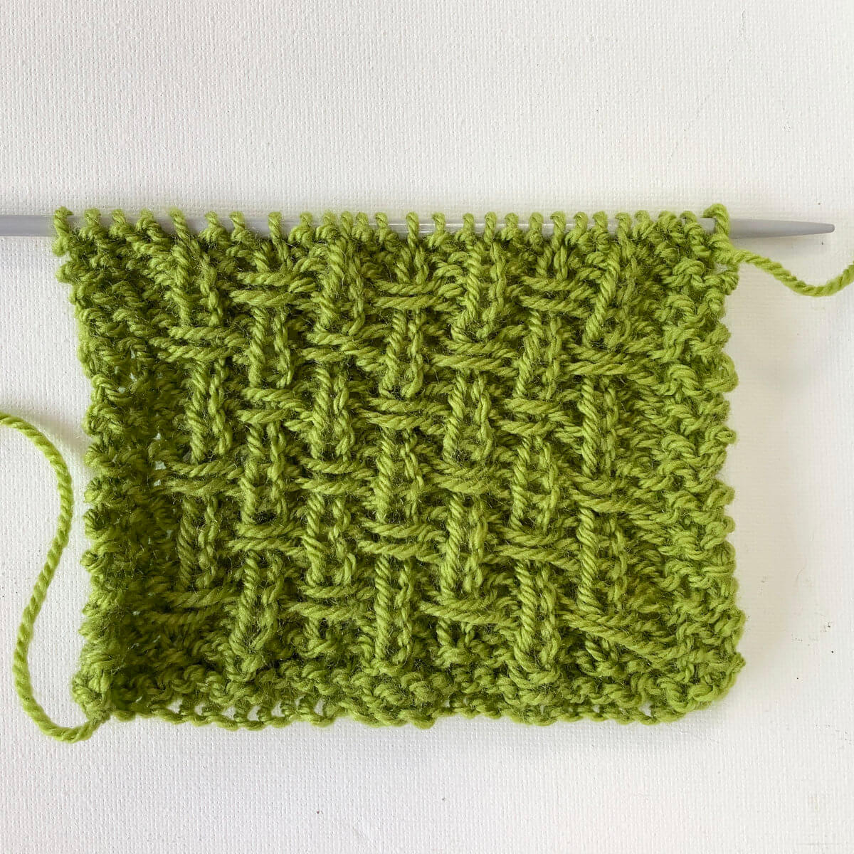 stitch pattern - slip stitch basket weave - La Visch Designs