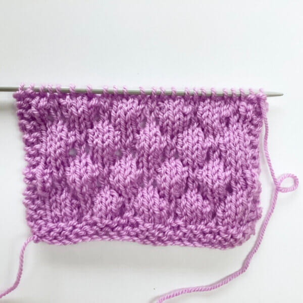 stitch pattern - bubble stitch - La Visch Designs