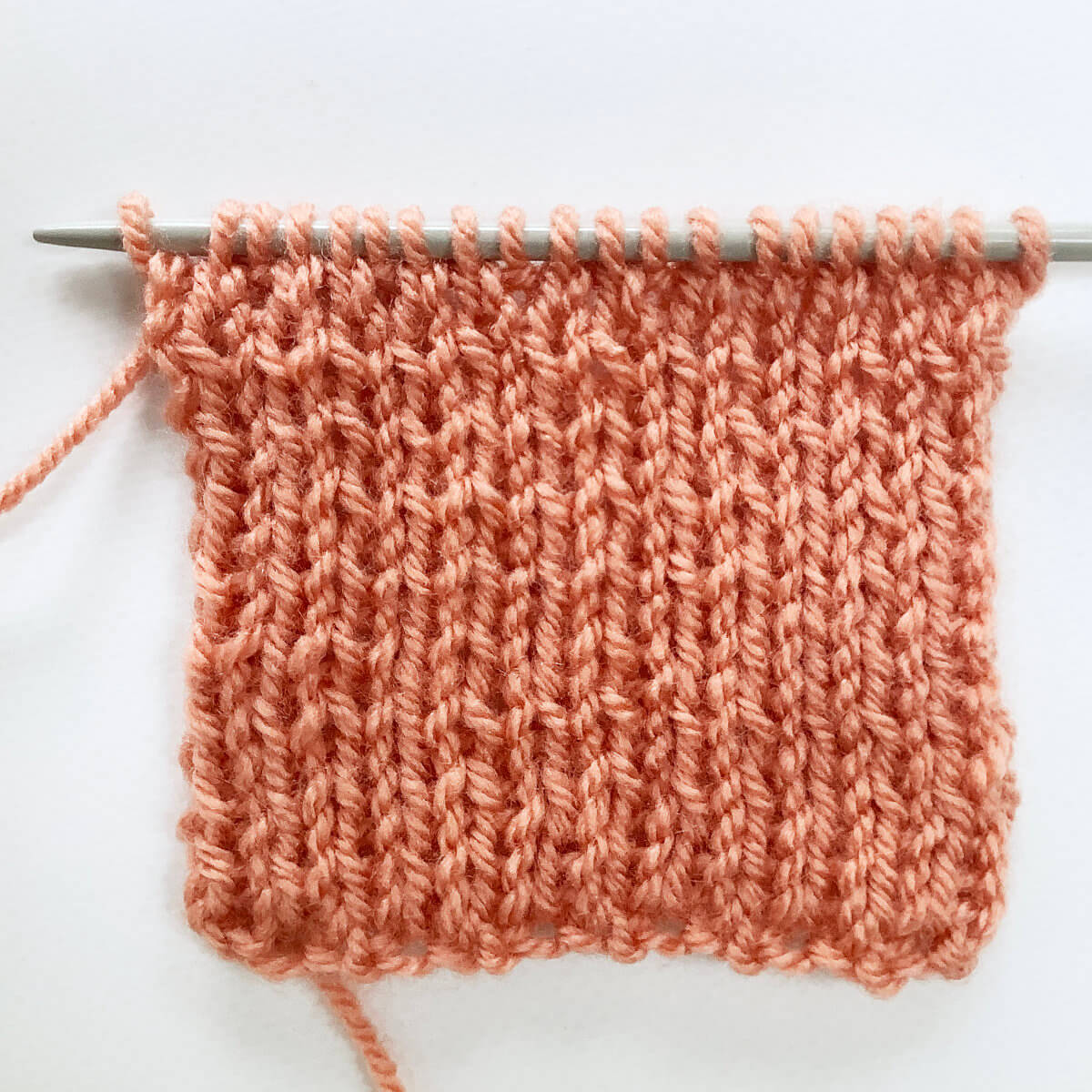 stitch pattern - slip stitch rib - La Visch Designs