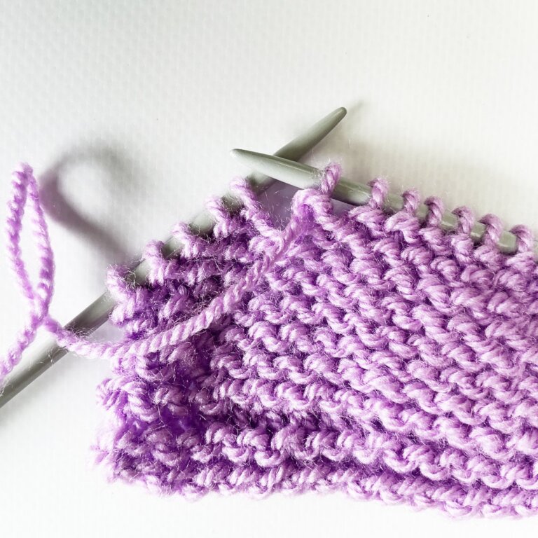 tutorial - working shadow wrap short rows on the WS - La Visch Designs